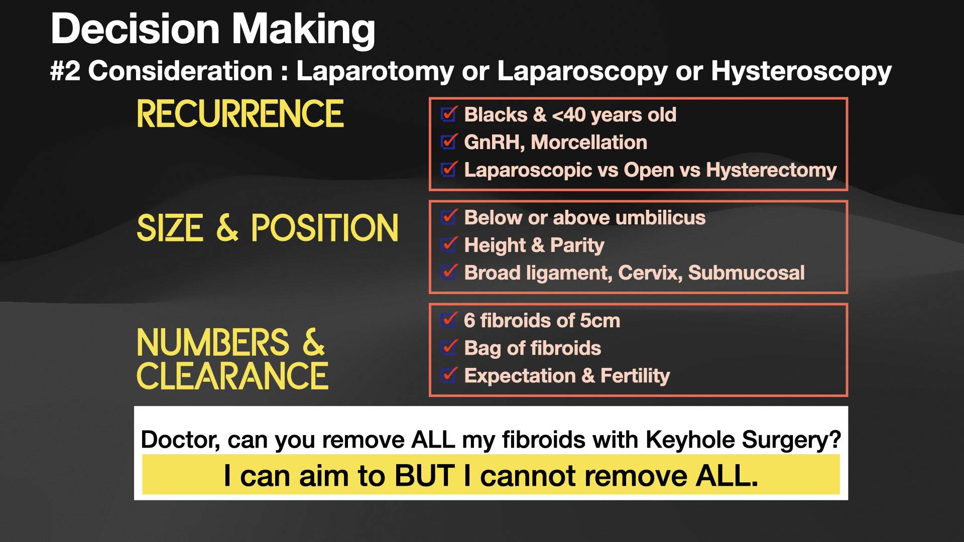 Fibroid Treatment & Surgery 2024 - Anthony Siow